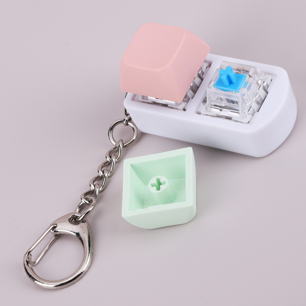 Keyboard Fidget Toy Fidget Clicker Key Switch Keychain Shaft Tester for ...