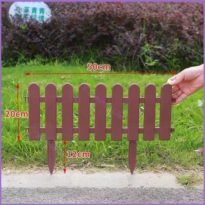 Plastic Fence Brown Garden Fence Small Fence Indoor Small Fence ...
