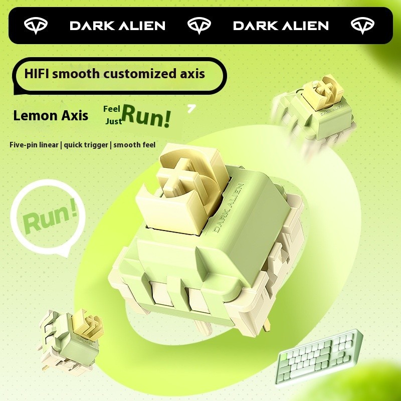 Feiliang Axis Mechanical Keyboard Switch Customized Hot Plug Shaft Body ...