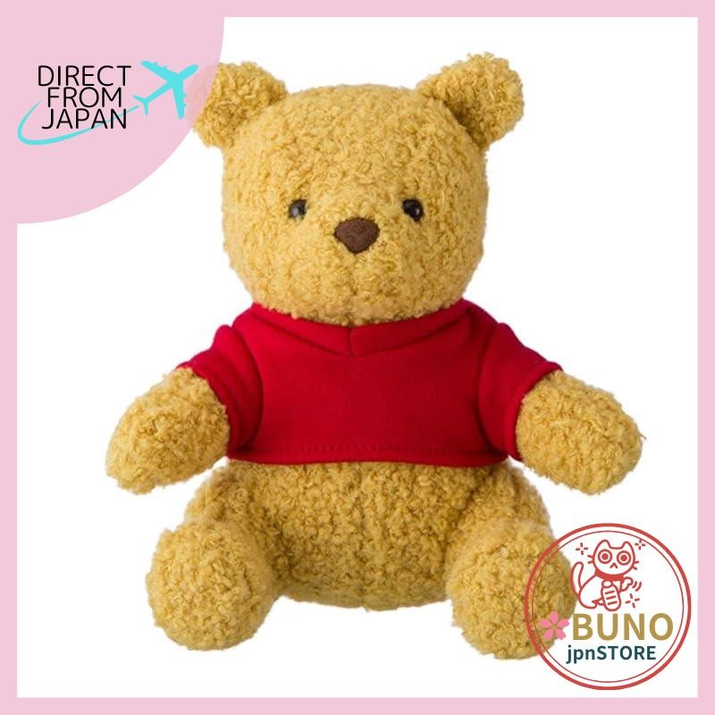 Winnie the Pooh Plush Gentle Classic Pooh, about 16cm in height | Shopee Singapore