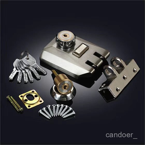 Tiger Lock Anti-Theft Door Lock Old Tiger Tooth Door Lock Exterior ...