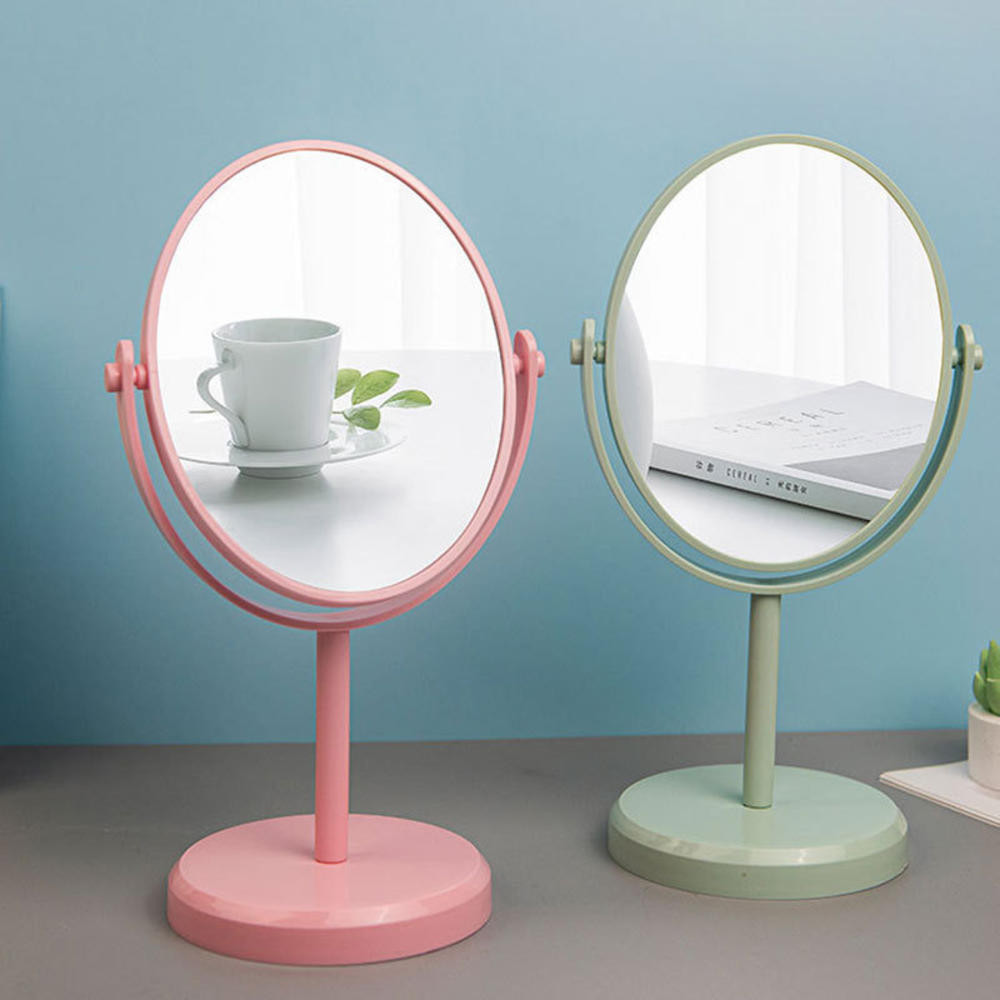 Vintage Table Mirror with Stand Single Sided Swivel Desk Mirror ...