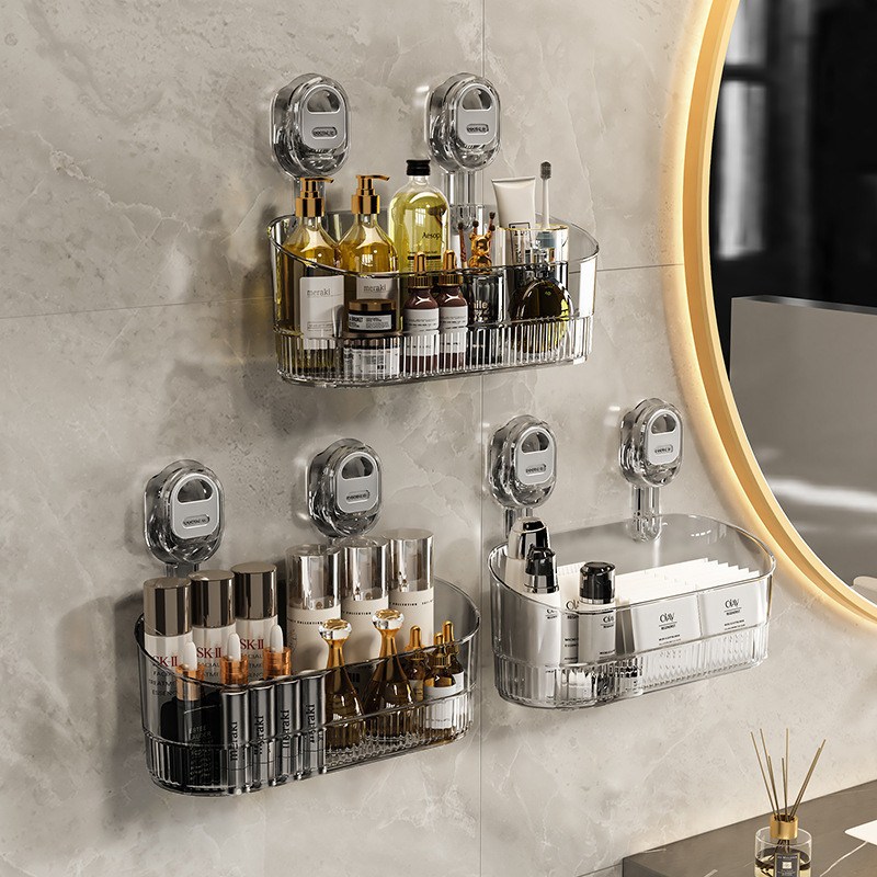 Suction Rack Toilet Hand Washing Washstand Bathroom Free Punch Wall ...