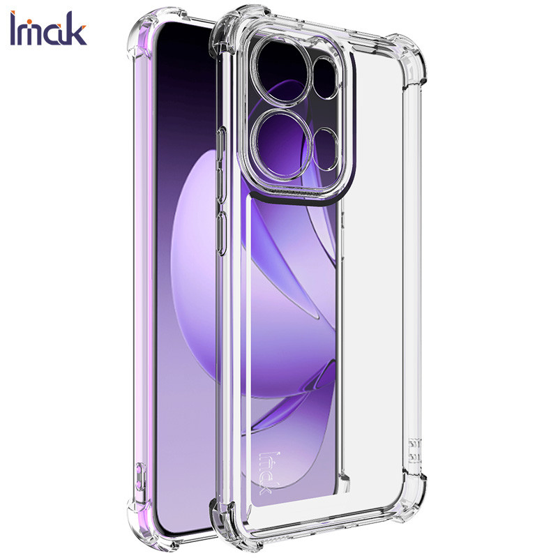 For Reno 13 Case IMAK UX-4 Series Straight Frame Soft Cover for OPPO Reno13 Pro 5G | Shopee ...
