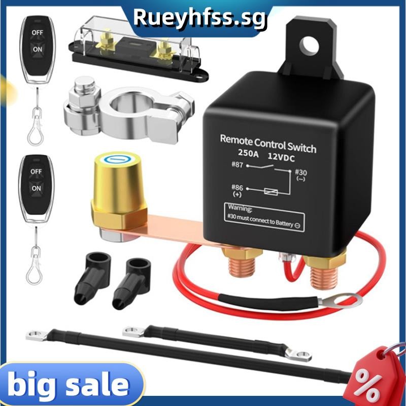 Remote Battery Disconnect Switch 12V 250A Wireless Remote Control ...