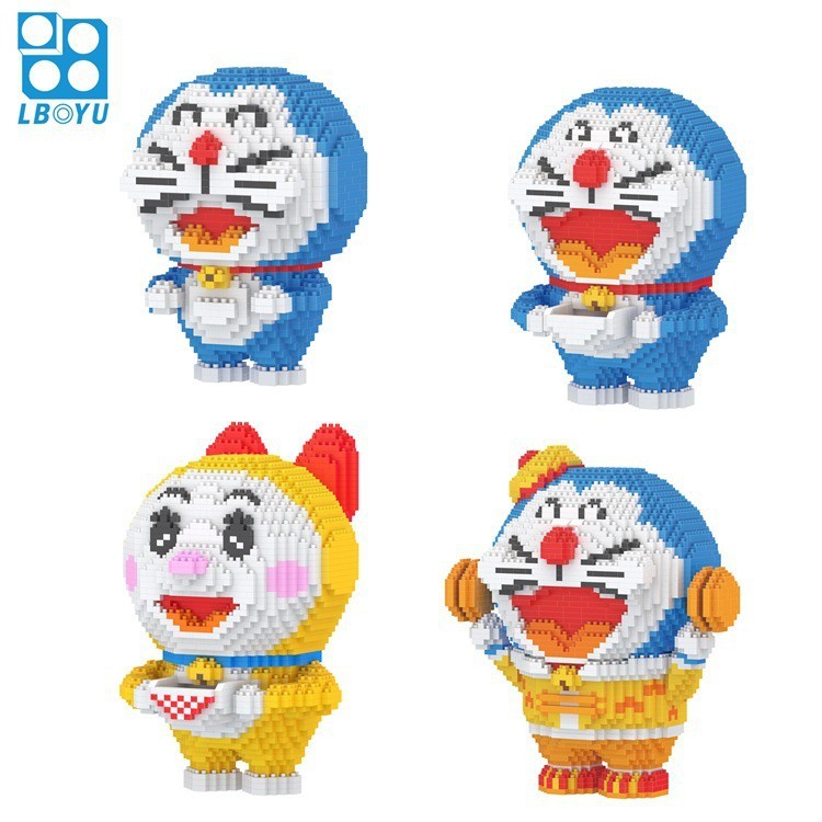 Anime Mini Blocks DIY Magic Building Toys Children Kids Cartoon Figure ...