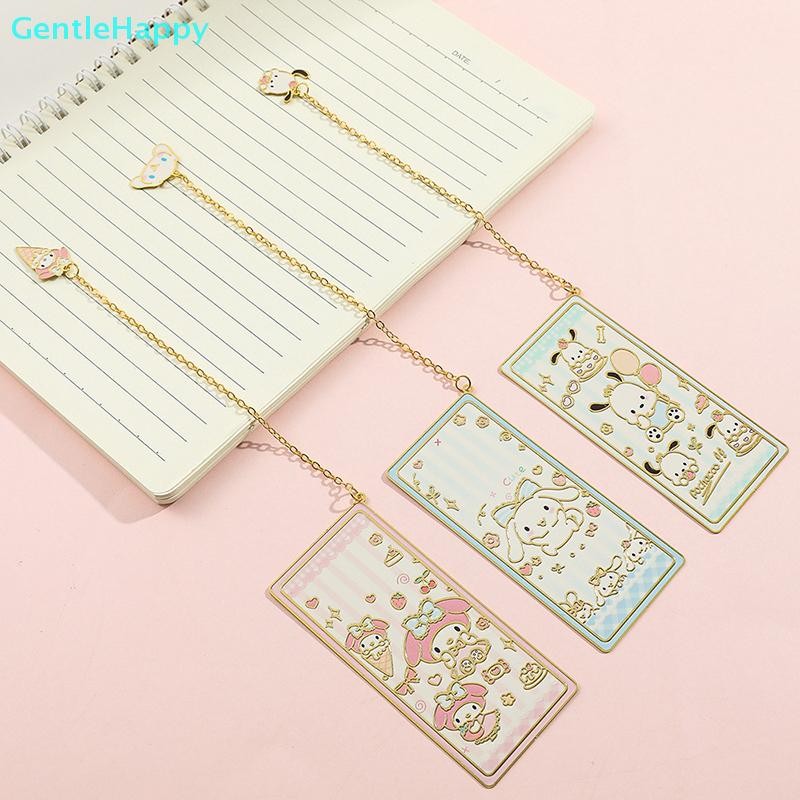 GentleHappy Kawaii Hello Kitty Bookmark My Melody Metal Bookmark Anime ...