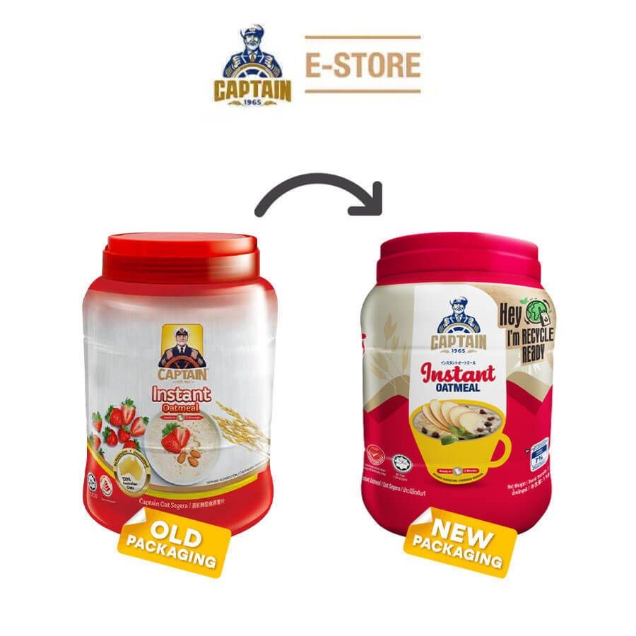 Instant Oatmeal 1kg x 2 Jar Expiry Date: 1/9/2026 | Shopee Singapore