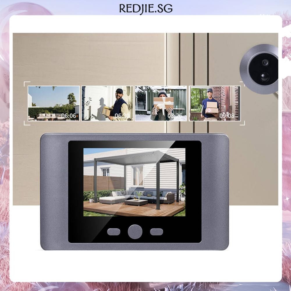 [Redjie.sg] Mini Peephole Smart Wireless Door Viewer Camera PIR Motion ...