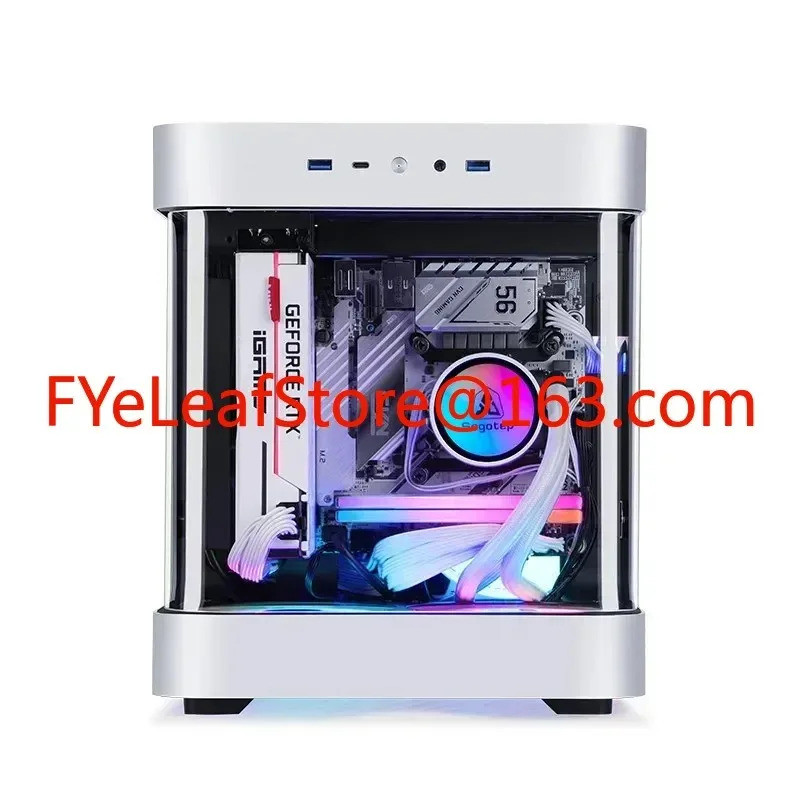 New Product Mini White Gaming PC Cases ITX Computer Case For Gaming ...