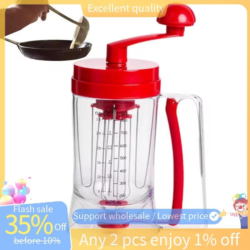 In stock-900ml Pancake Batter Dispenser Cupcake Handheld Dispenser ...
