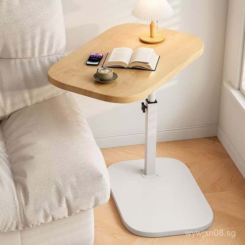 Household Lifting Small Table Mobile Rotating Mini Coffee Table Bedroom ...