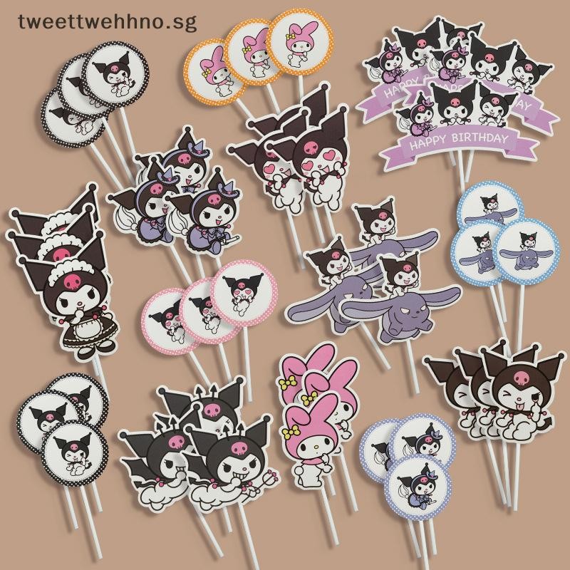 TW Kuromi Cartoon Cake Paper Cup Cake Plugin Birthday Party Wedding ...