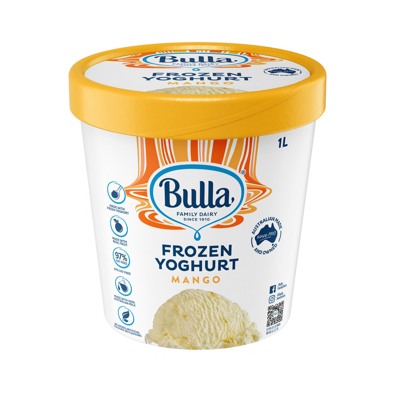Bulla Mango Frozen Yoghurt, 1L | Shopee Singapore