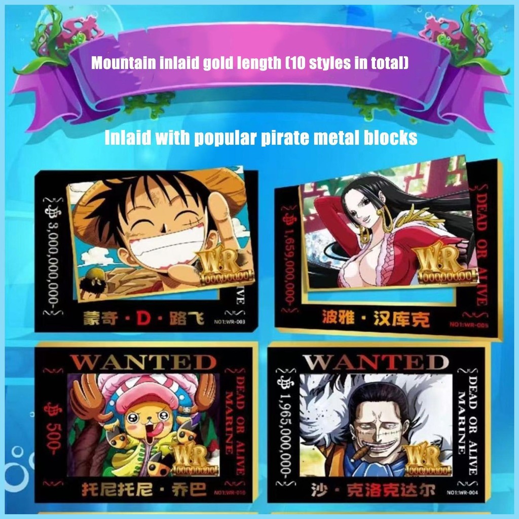 For One Piece Collection Collectible Trading Cards Anime Collectible ...
