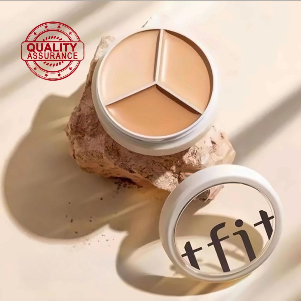 Tfit Tri-color Concealer Cover Spots Dark Circles Under Concealer Eyes ...
