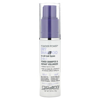 Giovanni, Powder Power 2 in 1 Dry Shampoo & Instant Volumizer, For All ...