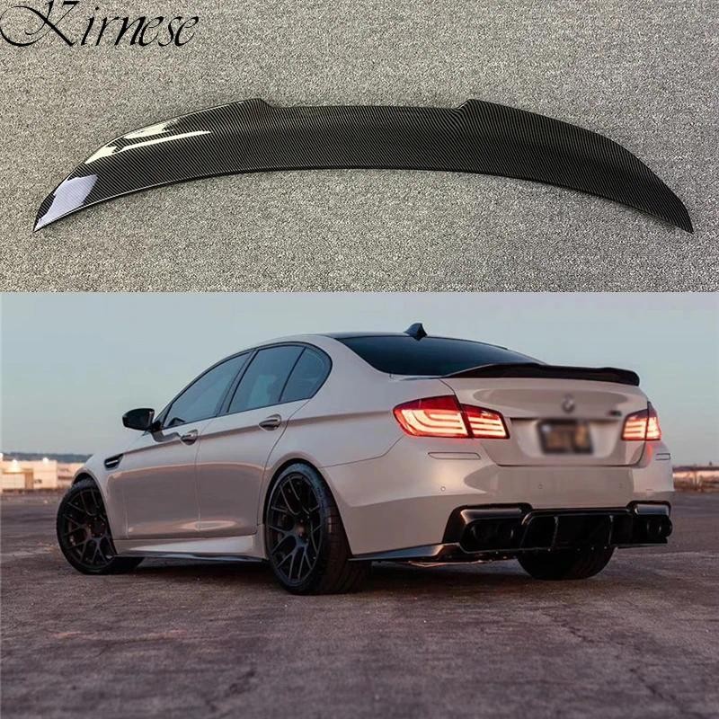 Use For BMW 5 Series F10 Spoiler 2011--2017 Year Real Glossy Black Rear ...