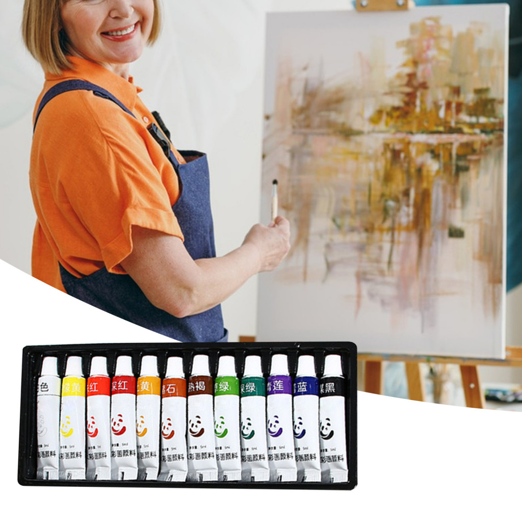 [PusioPJ3] Portable Watercolor Painting Set Mini Watercolor Palette and ...