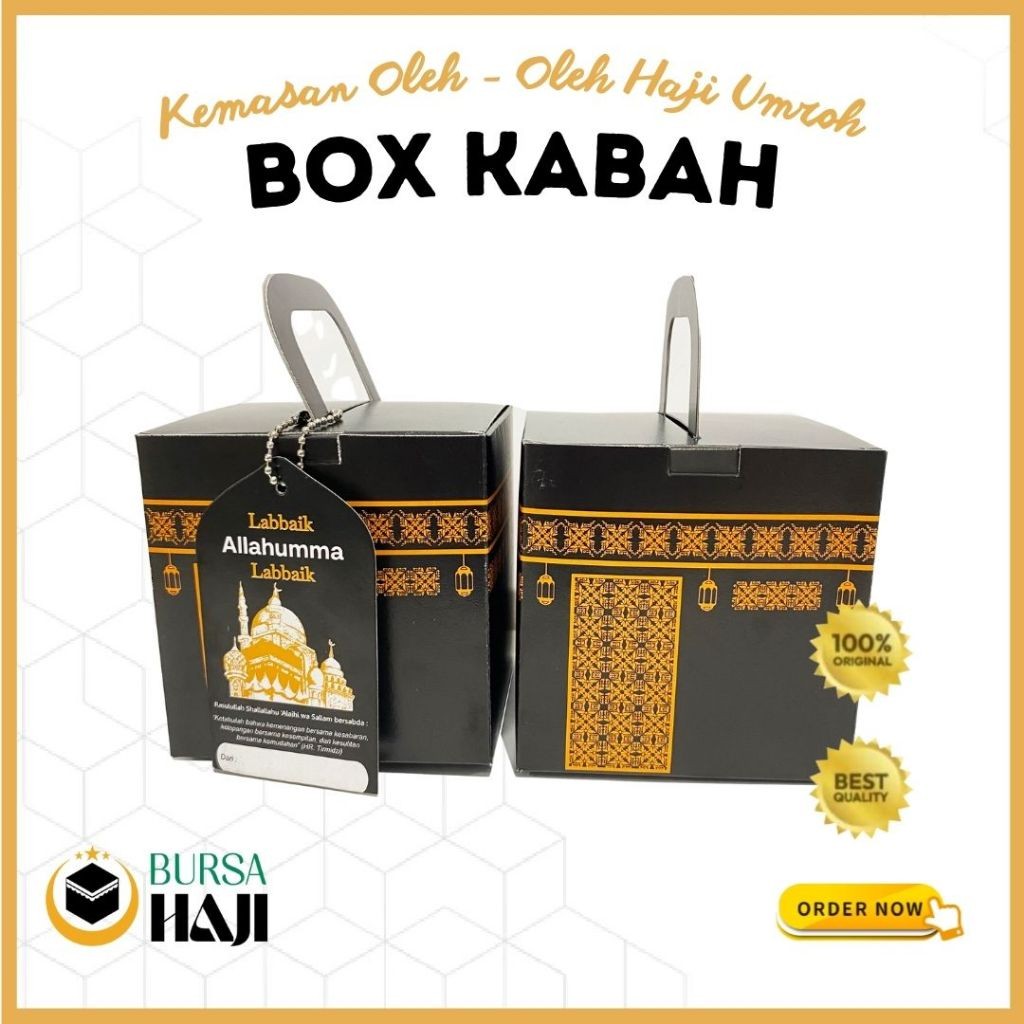 Kaaba Box Package for Hajj Umrah Premium Free Hangtag Contains 50 Pcs ...