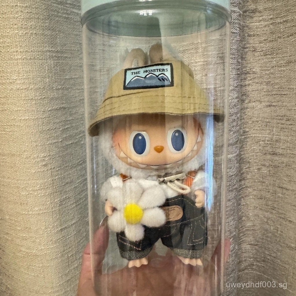 Labubu Pendant Display Box Transparent labubu Plush Doll Toy Figure ...