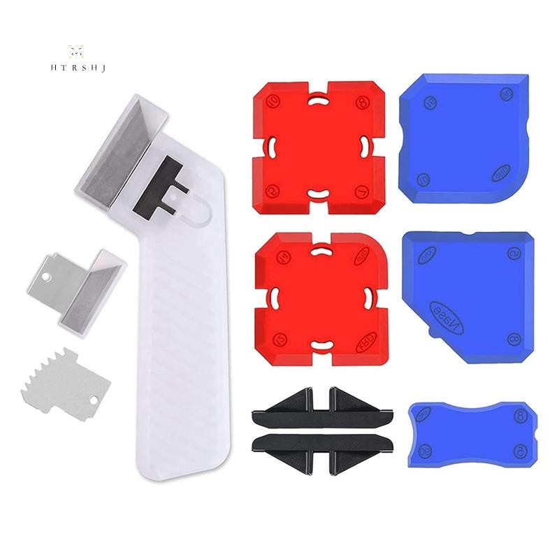 11 Piece Set,Professional Caulking Tool Kit,Silicone Caulking Tool Kit ...