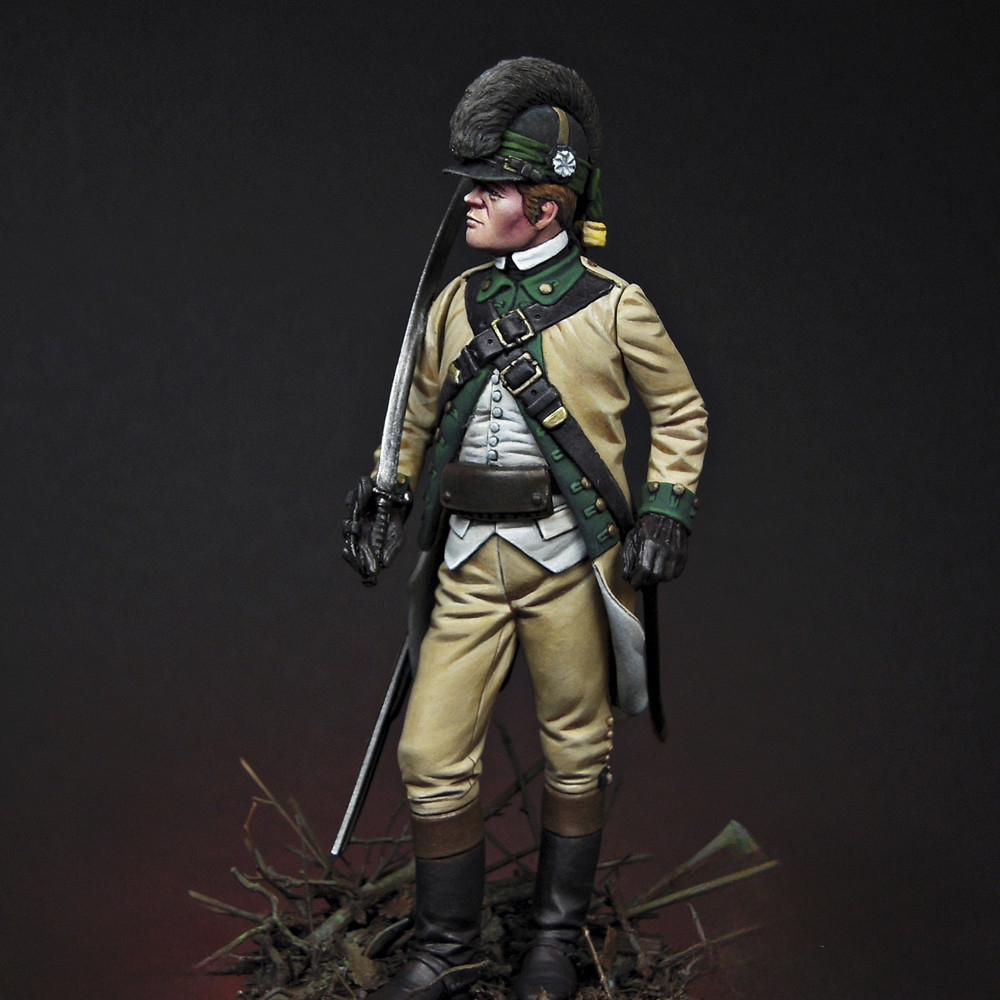 Resin Model figure, 1/24, Trooper Partisan Lee’s Legion, 1782, GK ...