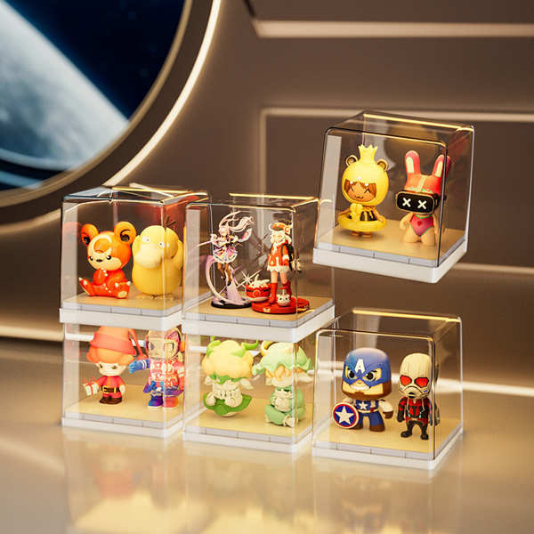 display stand display cabinet My My Mystery Box Display Stand Pop Mart ...