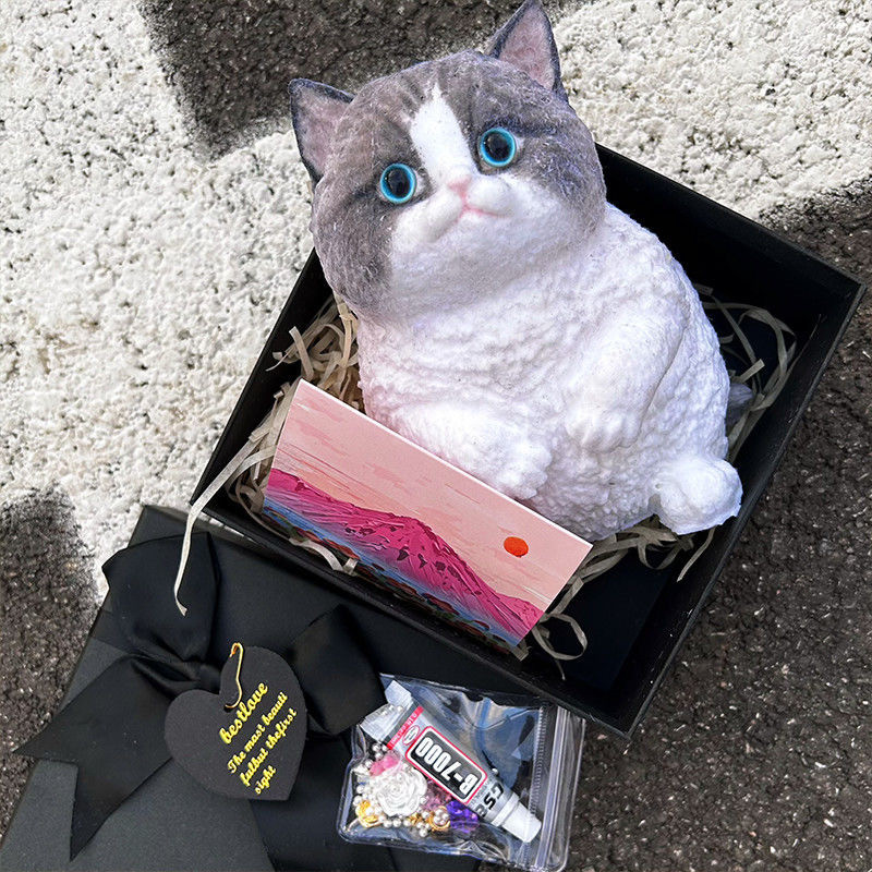 Taba Squishy Toy Mushy Silicone Mochi Toy Fuzzy Cute Larger Simulation ...