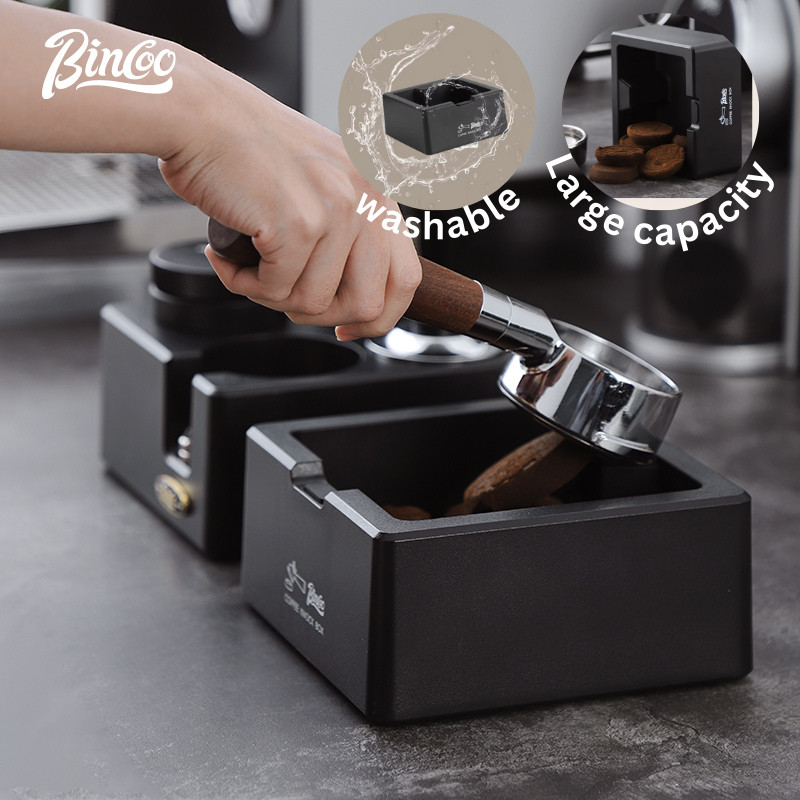 Bincoo Espresso Knock Box | Home Barista Waste Bin for Coffee Grounds ...