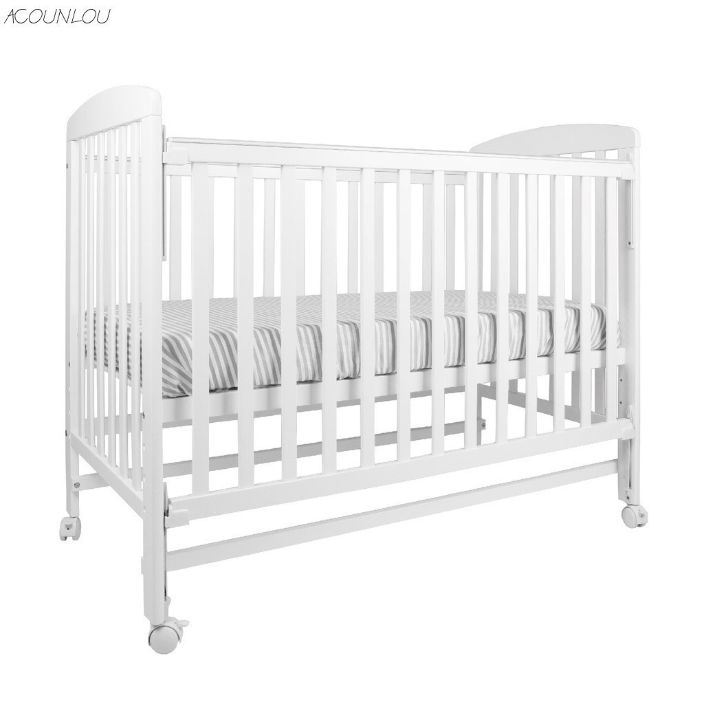 ACOUNLOU 5-in-1 Convertible Baby Cot - Dropside Mechanism ACOUNLOU ...