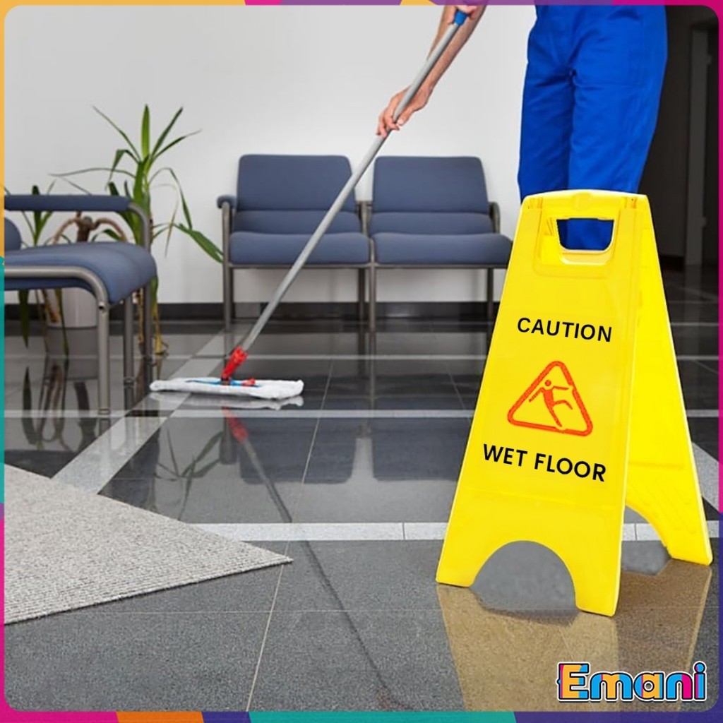 Em Foldable No Parking Signage Caution Wet Floor Signage Eye-catching ...