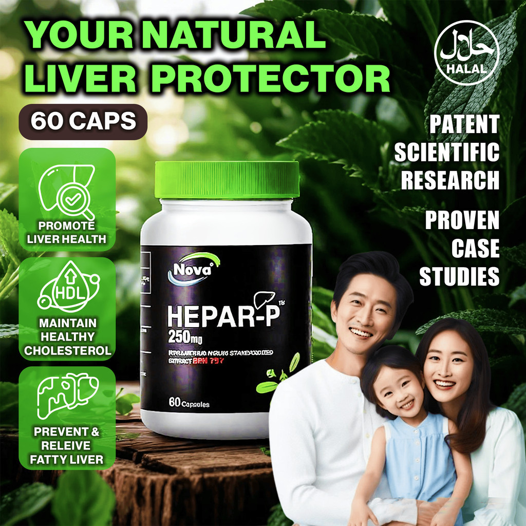 NOVA Liver Protector Hepar-P 250mg | Cholesterol Management | Halal ...