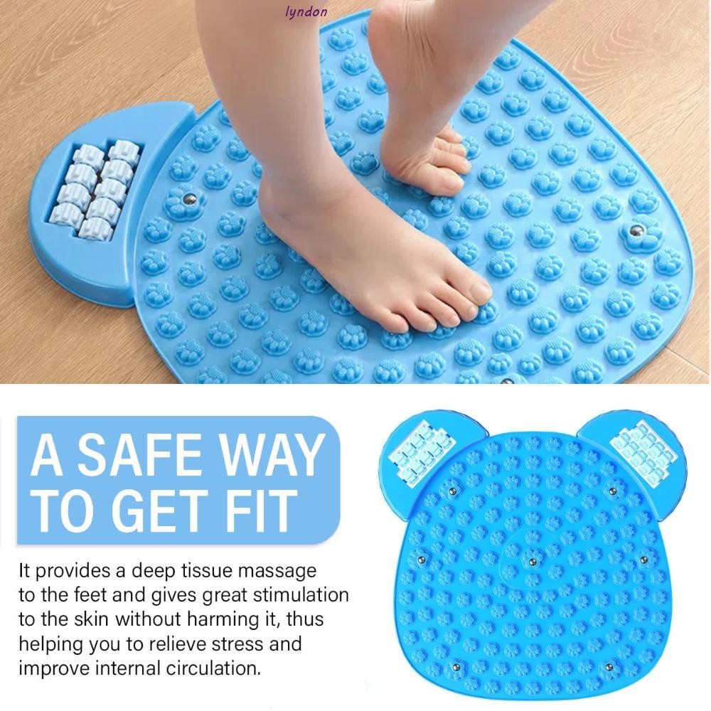 LYNDON Foot Massage Pad, Toe Pressure Mat 50cm Finger Pressure Board ...
