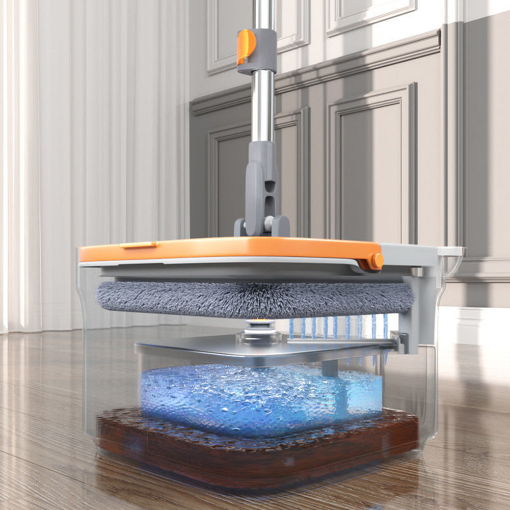 Automatic Floor Mop Water Separation 360 Rotating Free Hand Wash Mop ...