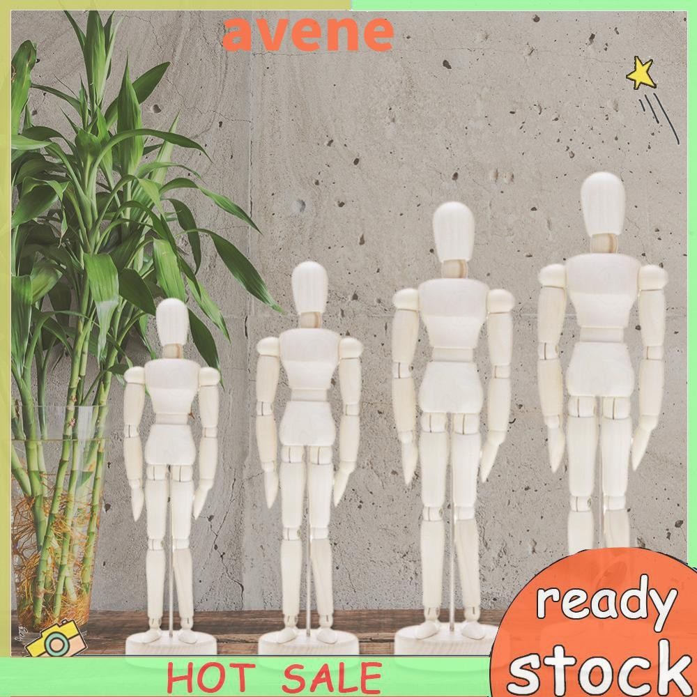 Handmade Wooden Movable Limbs Human Figure Model Artist Sketch Draw ...