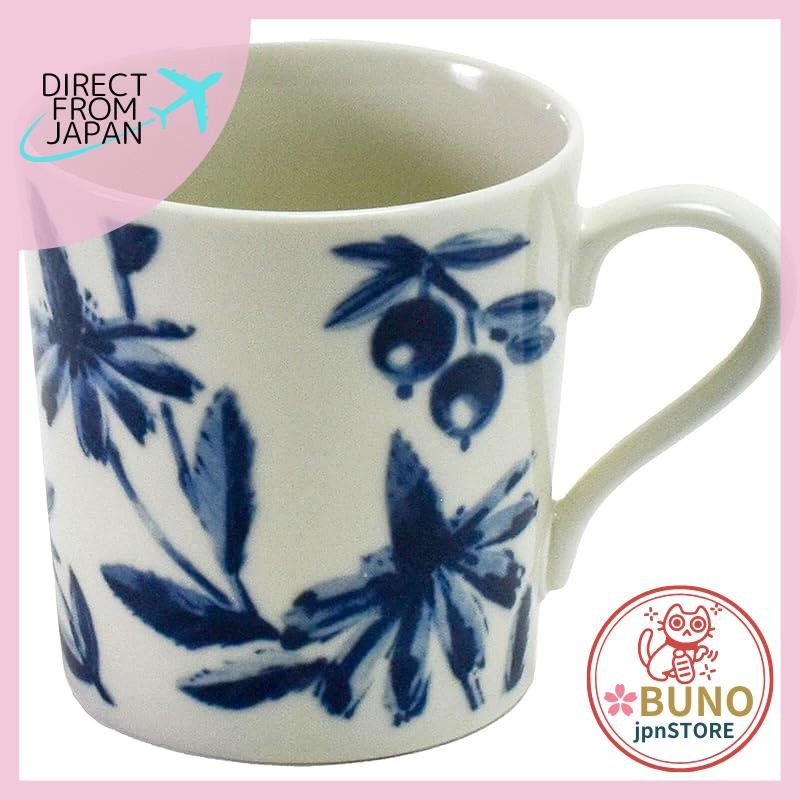 Aito Seisakusho "Botanical" Mug Cup Large Size Approximately 340ml 9× ...