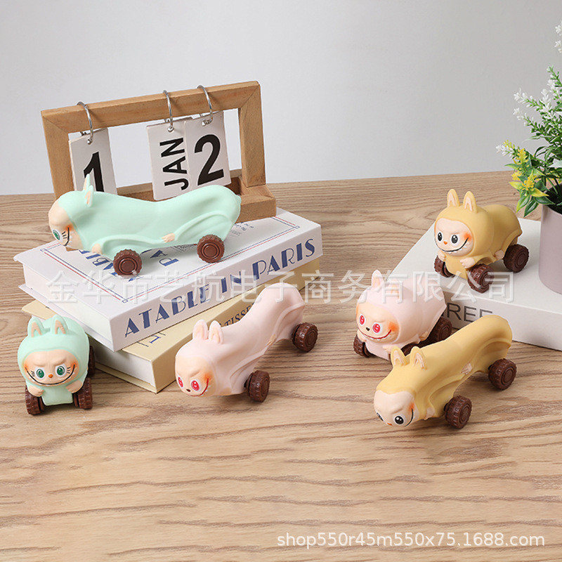 Labubu Labubula Car Bubble Mart Series Cartoon Decompression ...