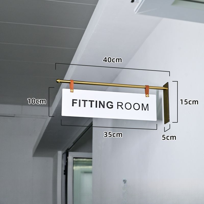 Double-Sided Acrylic Stainless Steel Sign Customised Unit Sign door ...