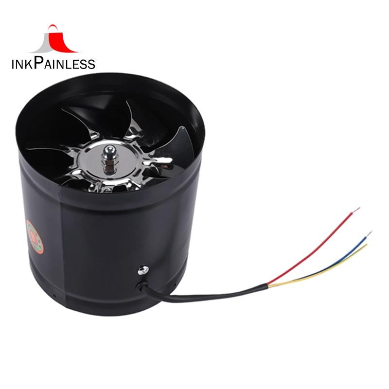 6 Inch High-Speed Exhaust Fan In-Line Duct Kitchen Extractor Metal ...