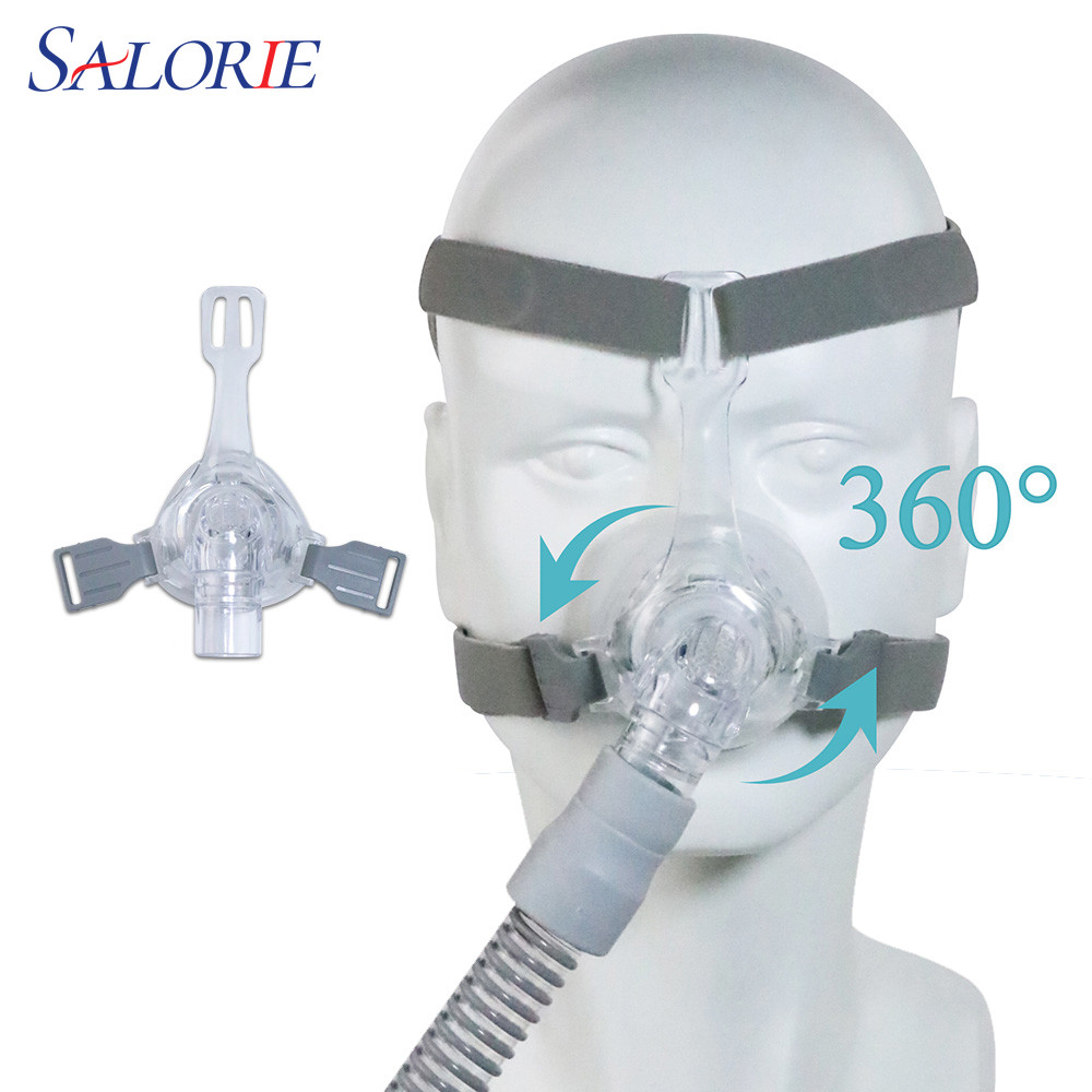 Salorie Nasal Mask With Headgear for For CPAP Nose Mask for Home Sleep ...