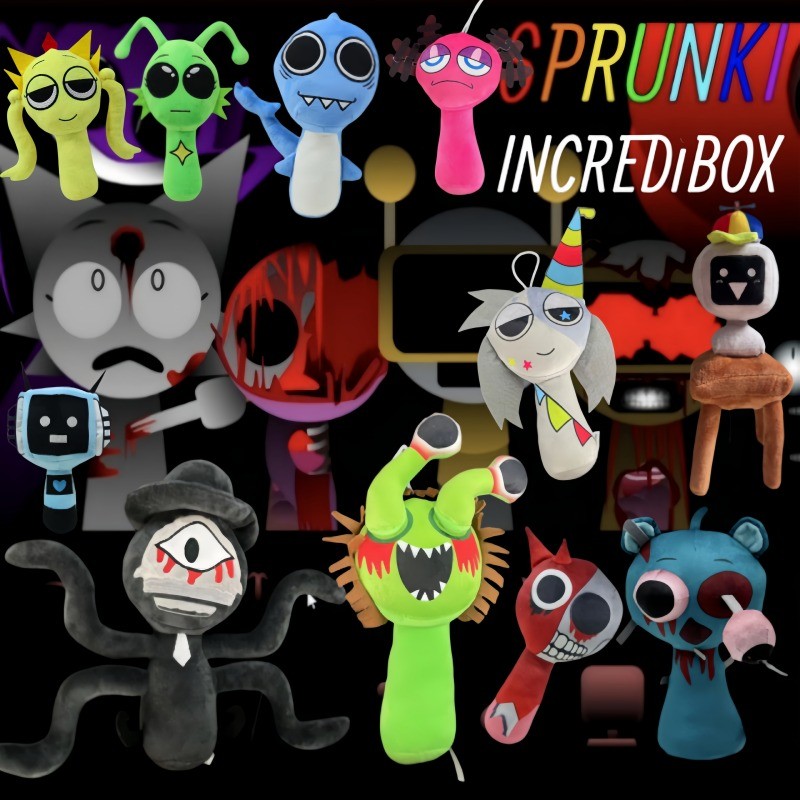 NEW Sprunki Plush Toy Sprunki Incredibox Plushie Doll Sprunki Oren ...