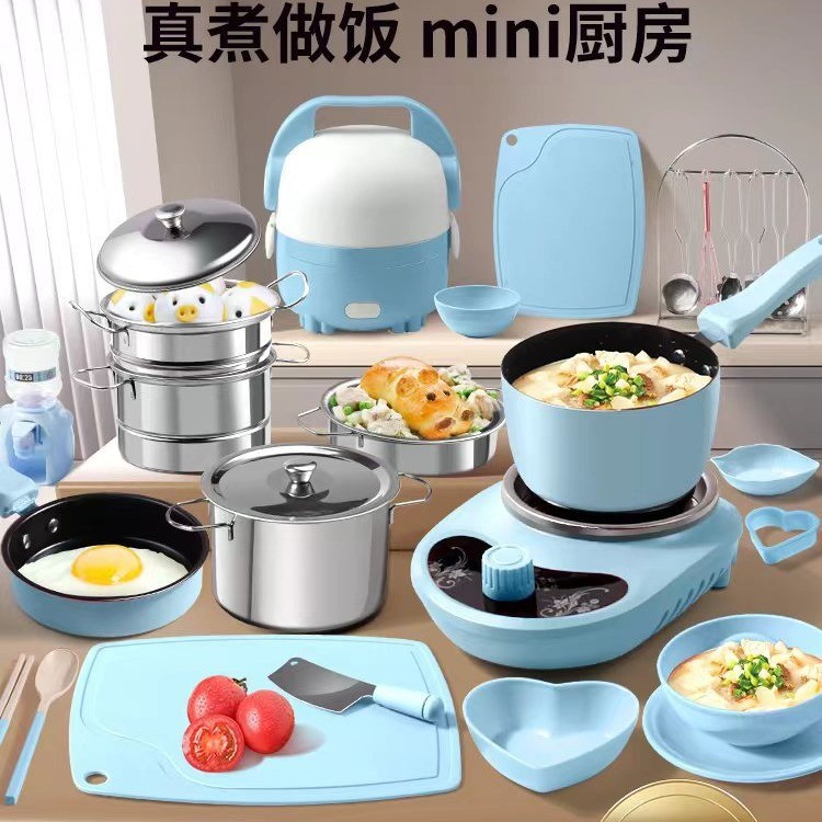 Mini Small Kitchen Real Cooking Full Set of Toys for Children3One6Year ...