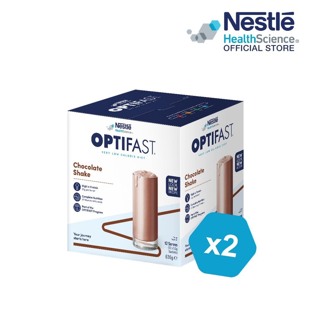 [Bundle of 2] Nestle Optifast Very Low Calorie Diet Milk Shake ...