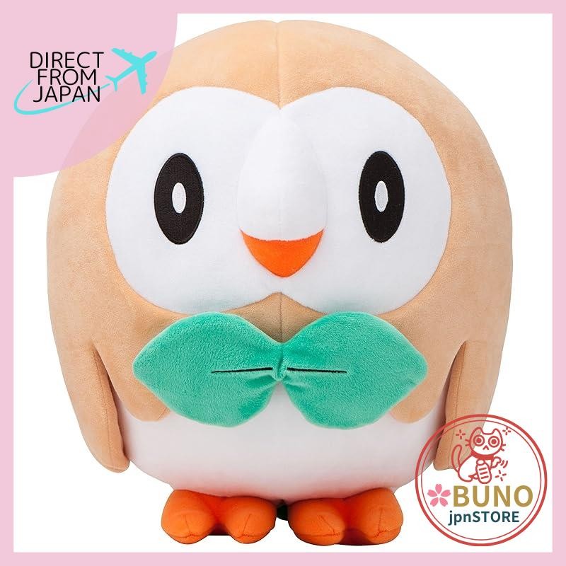 Pokemon Center Original Plush Life-size Rowlet 30×29×27 (H×W×D: cm ...