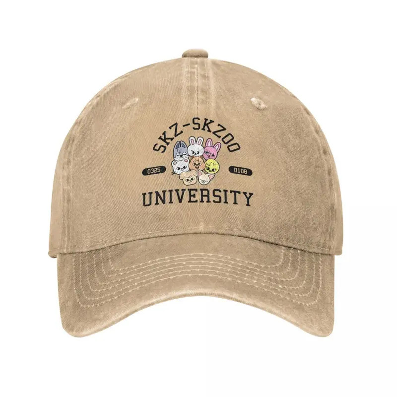 STRAY Cute Animals KIDS SKZ Baseball Cap Vintage Distressed Denim ...