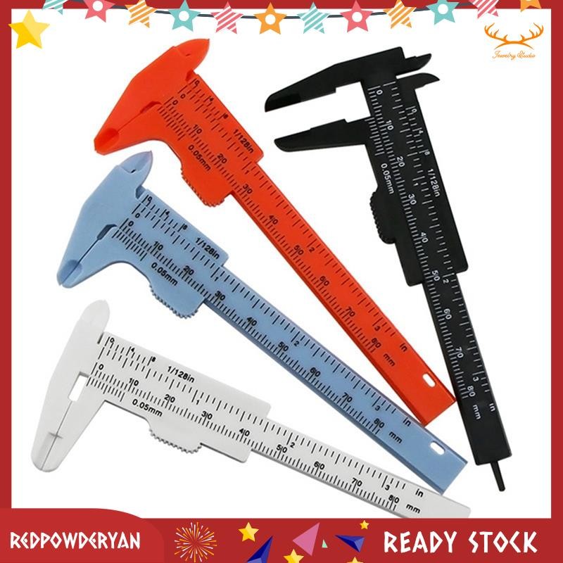 [Stock] 0-80mm Double Scale Plastic Vernier Caliper, Play Measurement ...