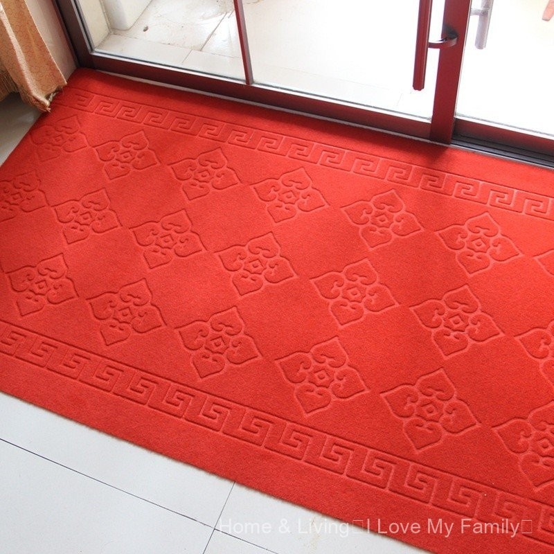 Brushed Embossed Roll Material Hotel Corridor Welcome Aisle PVC Red ...