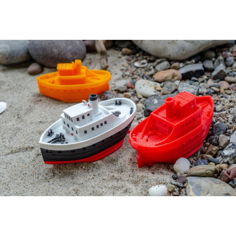 Little Ocean Cruise Model as project, marine port model, container ship ...