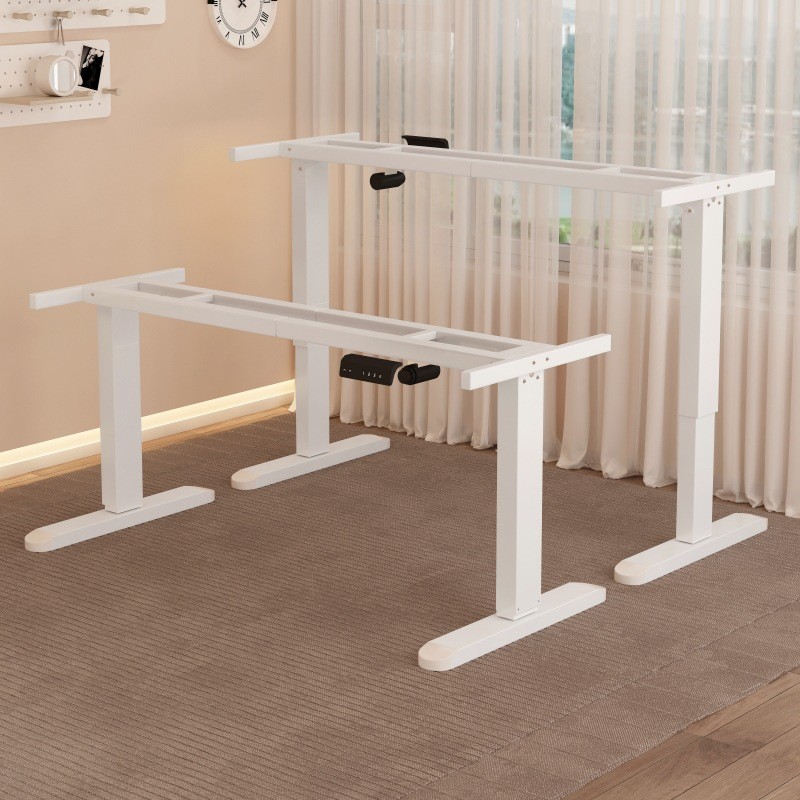HY♤Electric Height Adjustable Desk Legs Desk Frame Office Desk Single ...